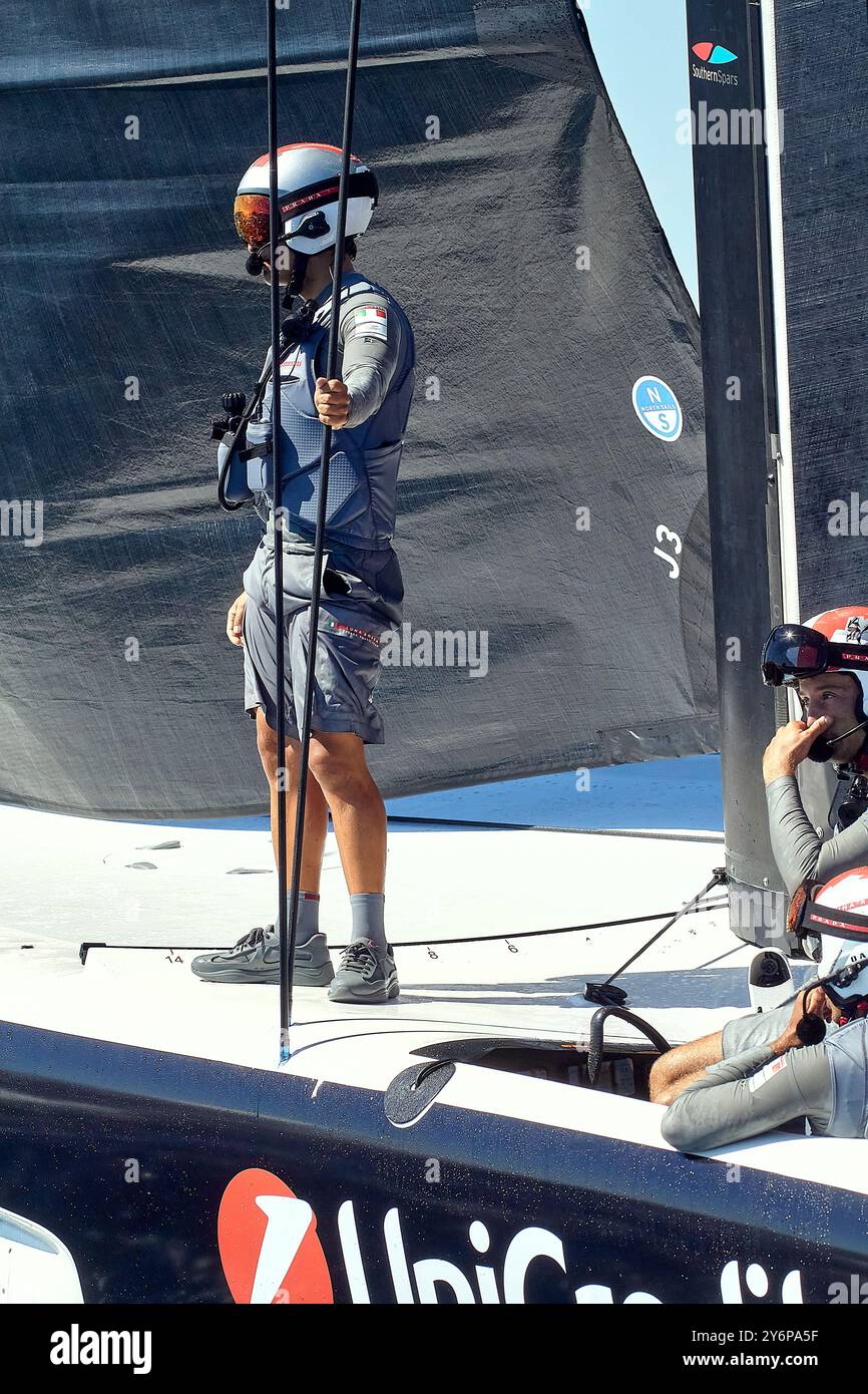 Marco gradoni skipper guido gallinaro skipper gianluigi gi hi-res stock ...