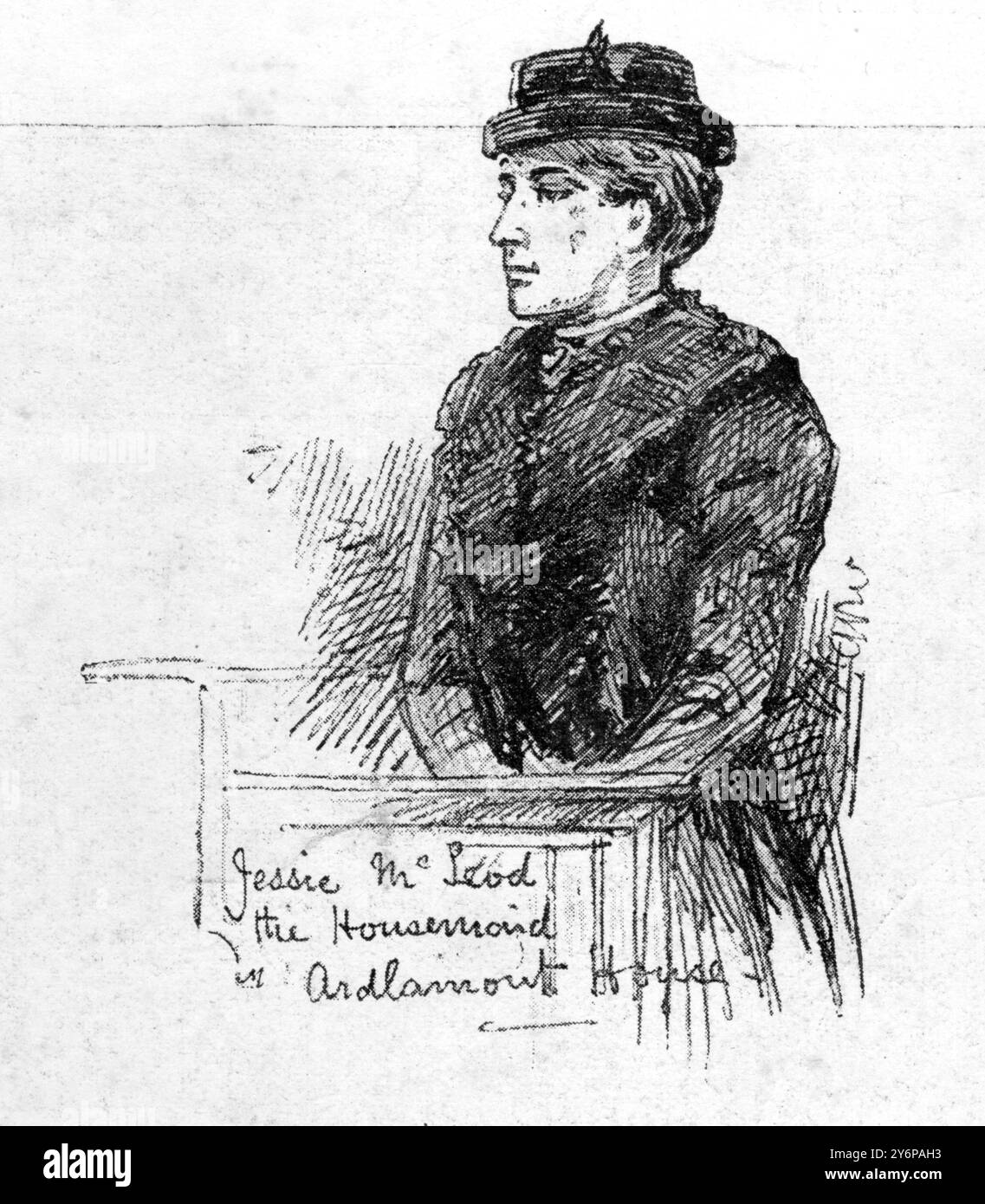 The Ardlamont Case - scene in the High Court of Justiciary . Edinburgh ...