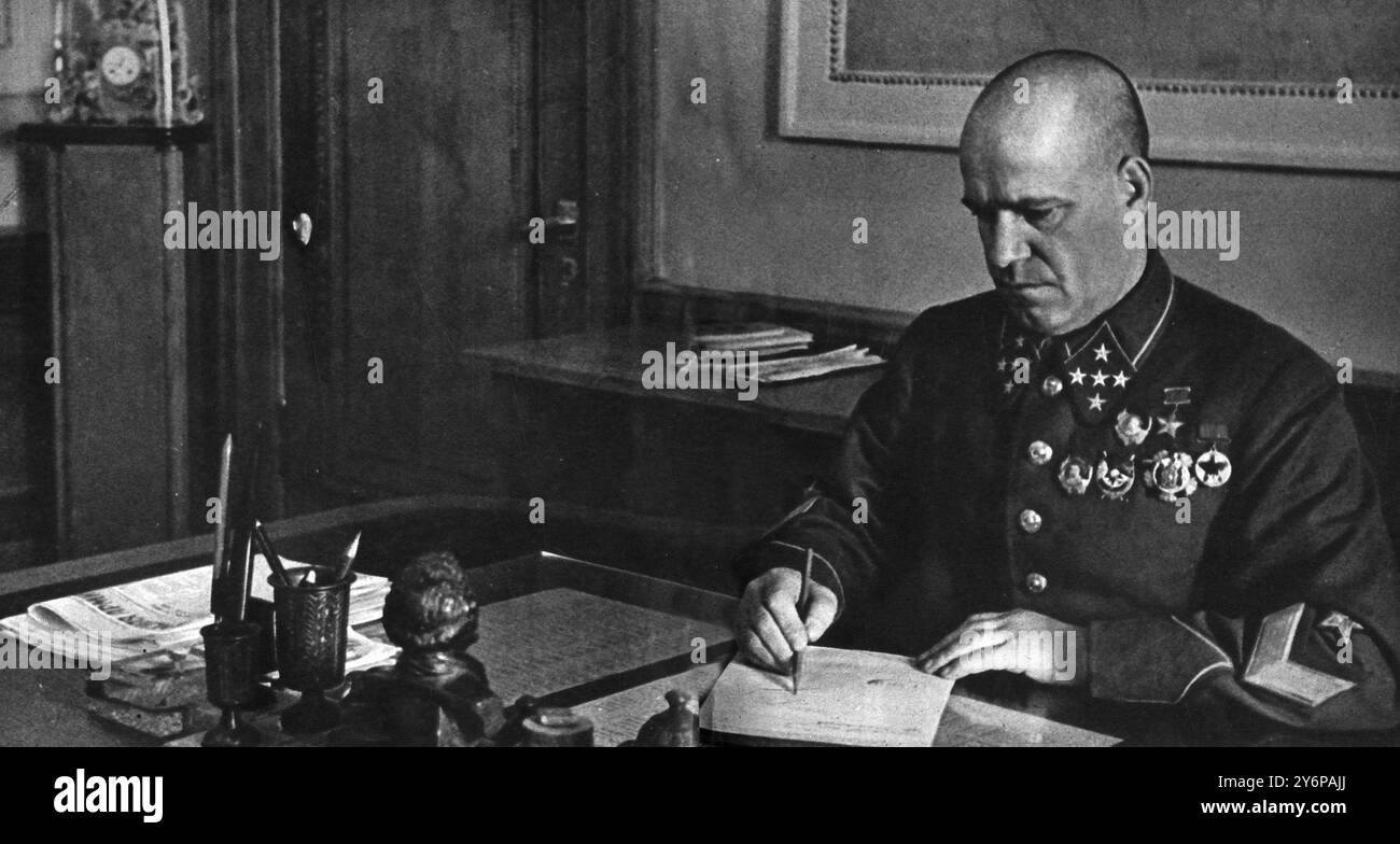 Georgy zhukov world war 2 hi-res stock photography and images - Alamy