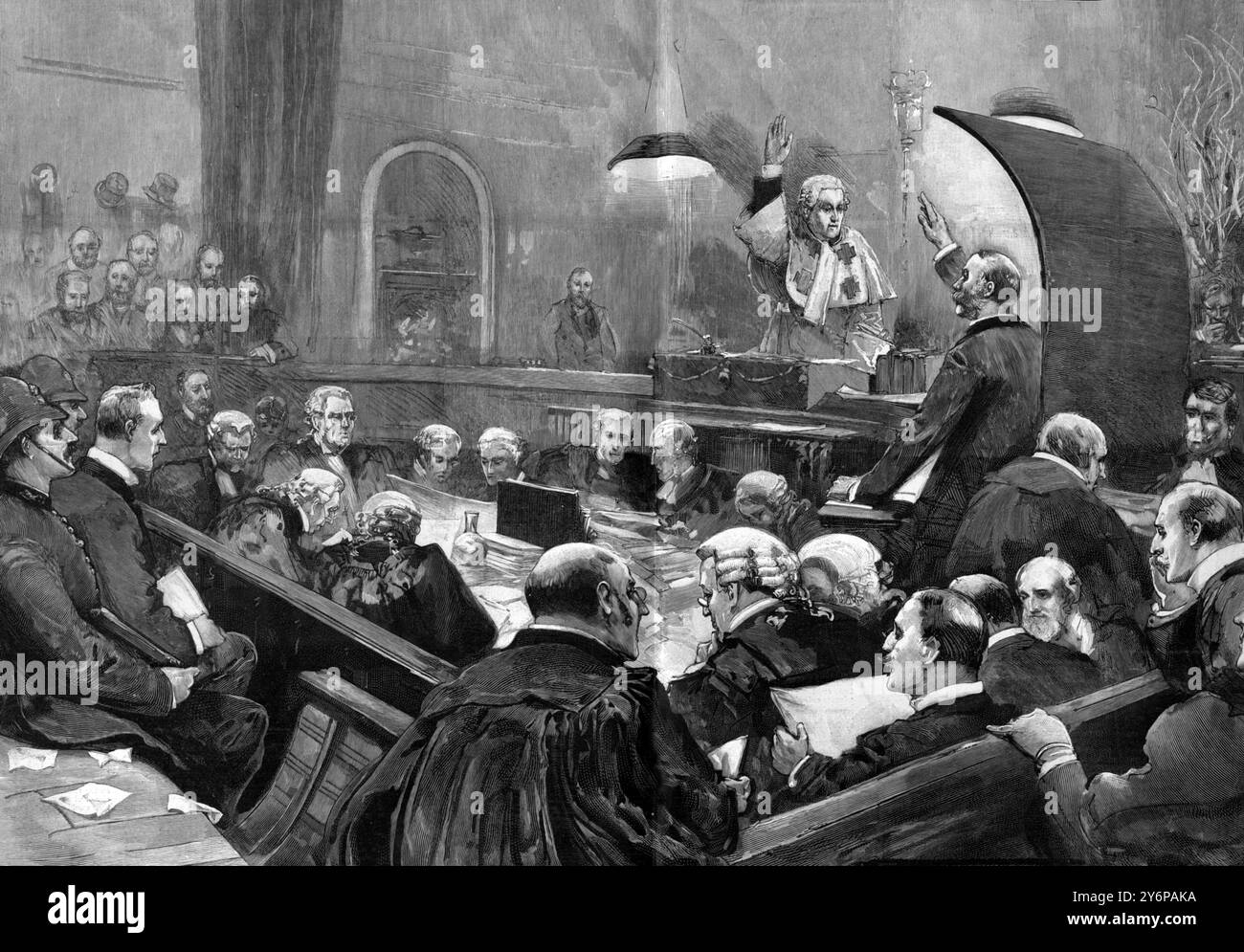 The Ardlamont Case - scene in the High Court of Justiciary . Edinburgh ...