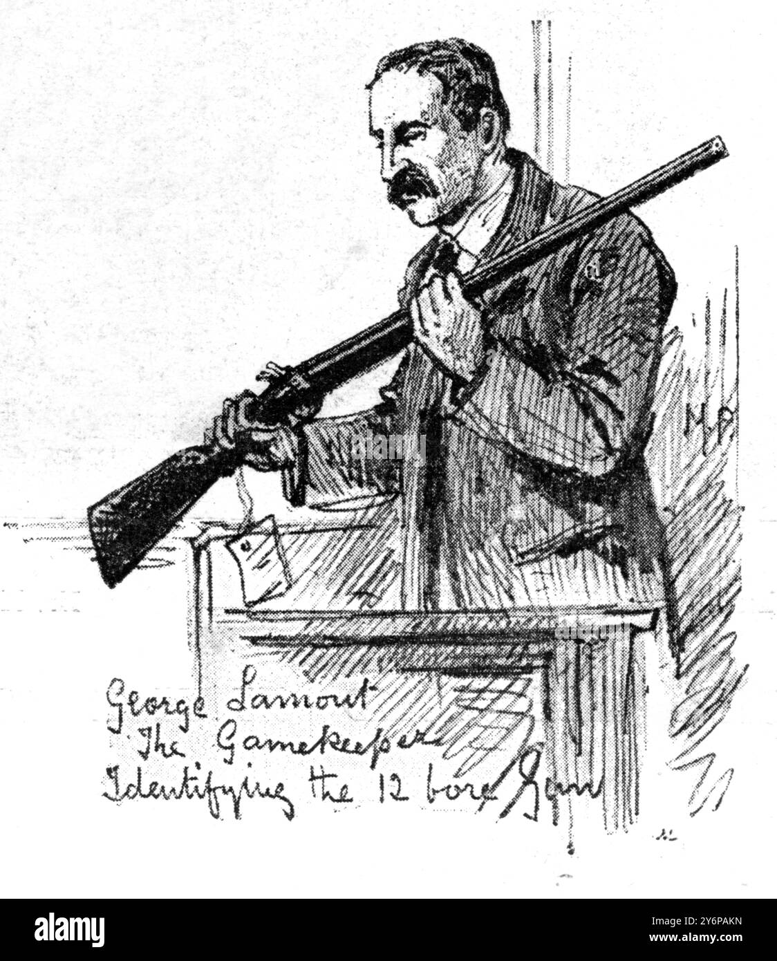 The Ardlamont Case - scene in the High Court of Justiciary . Edinburgh ...