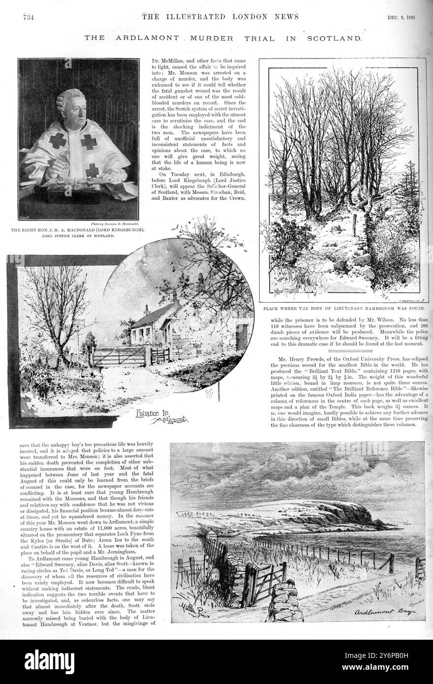 The Ardlamont Murder trial in Scotland The Ardlamont murder (also known ...