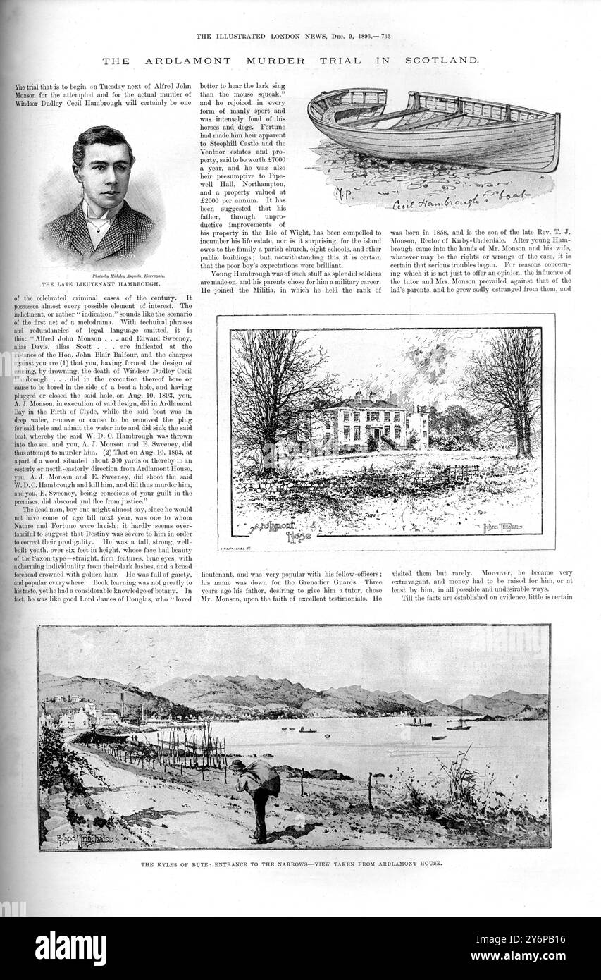 The Ardlamont Murder trial in Scotland The Ardlamont murder (also known ...