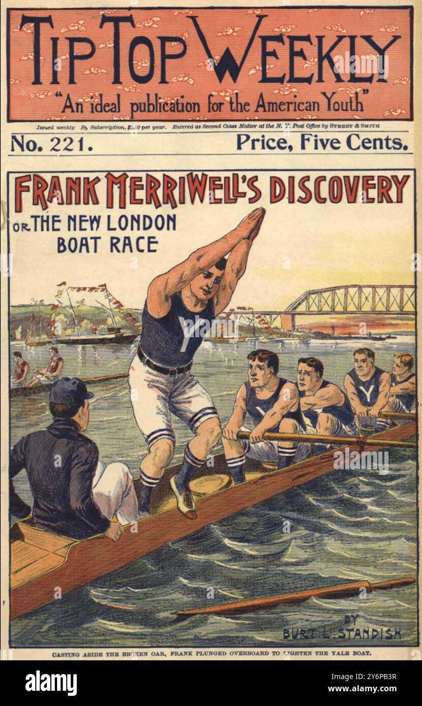 TIP TOP WEEKLY. American story magazine published from 1896 to 1916 ...