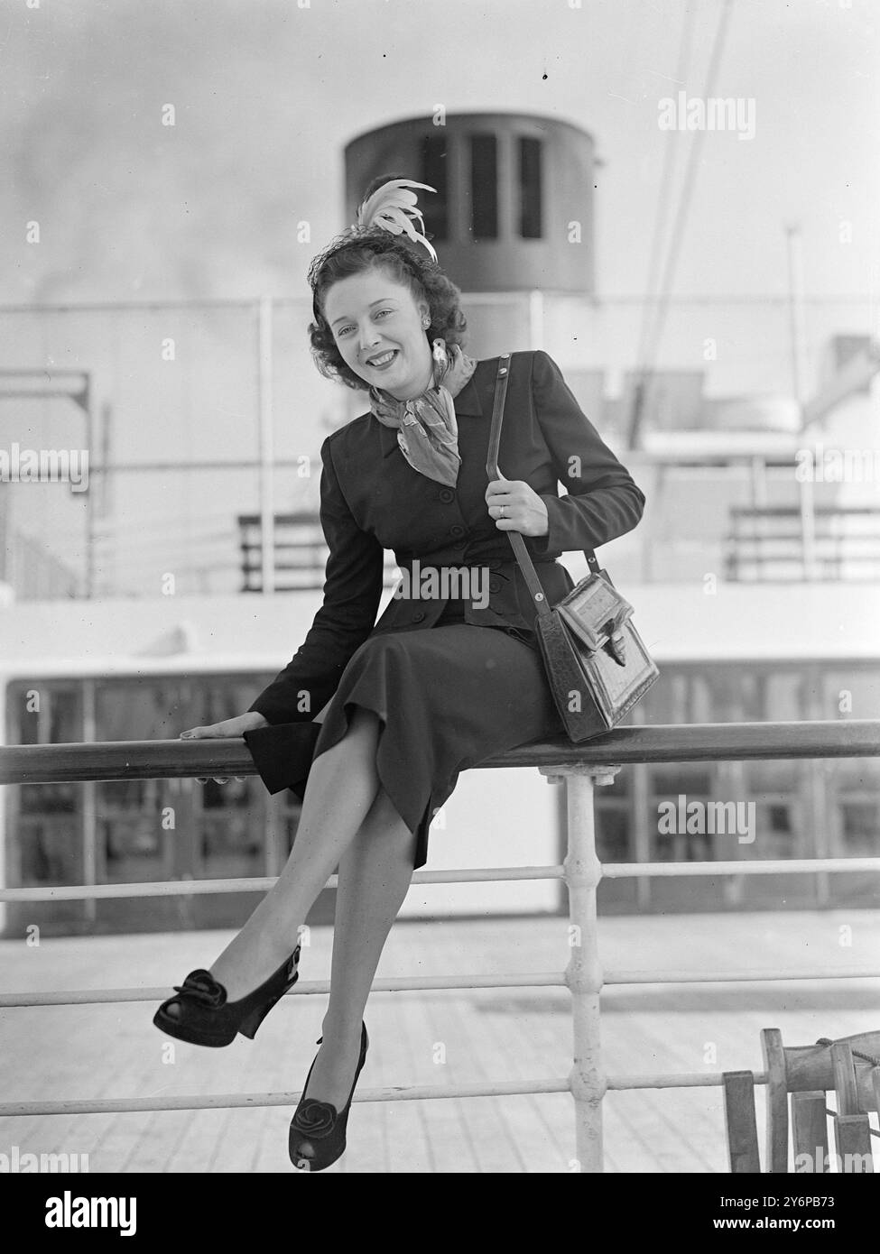 BACK FOR BROADCASTS Miss Eileen Bell-Tobin , who 10 years ago, appeared ...