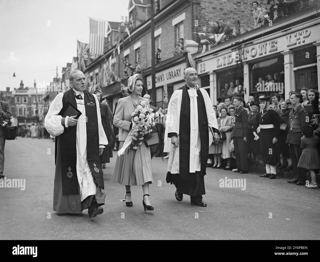 PRINCESS ELIZABETH GREETS CADET GUARD Princess Elizabeth laid the ...
