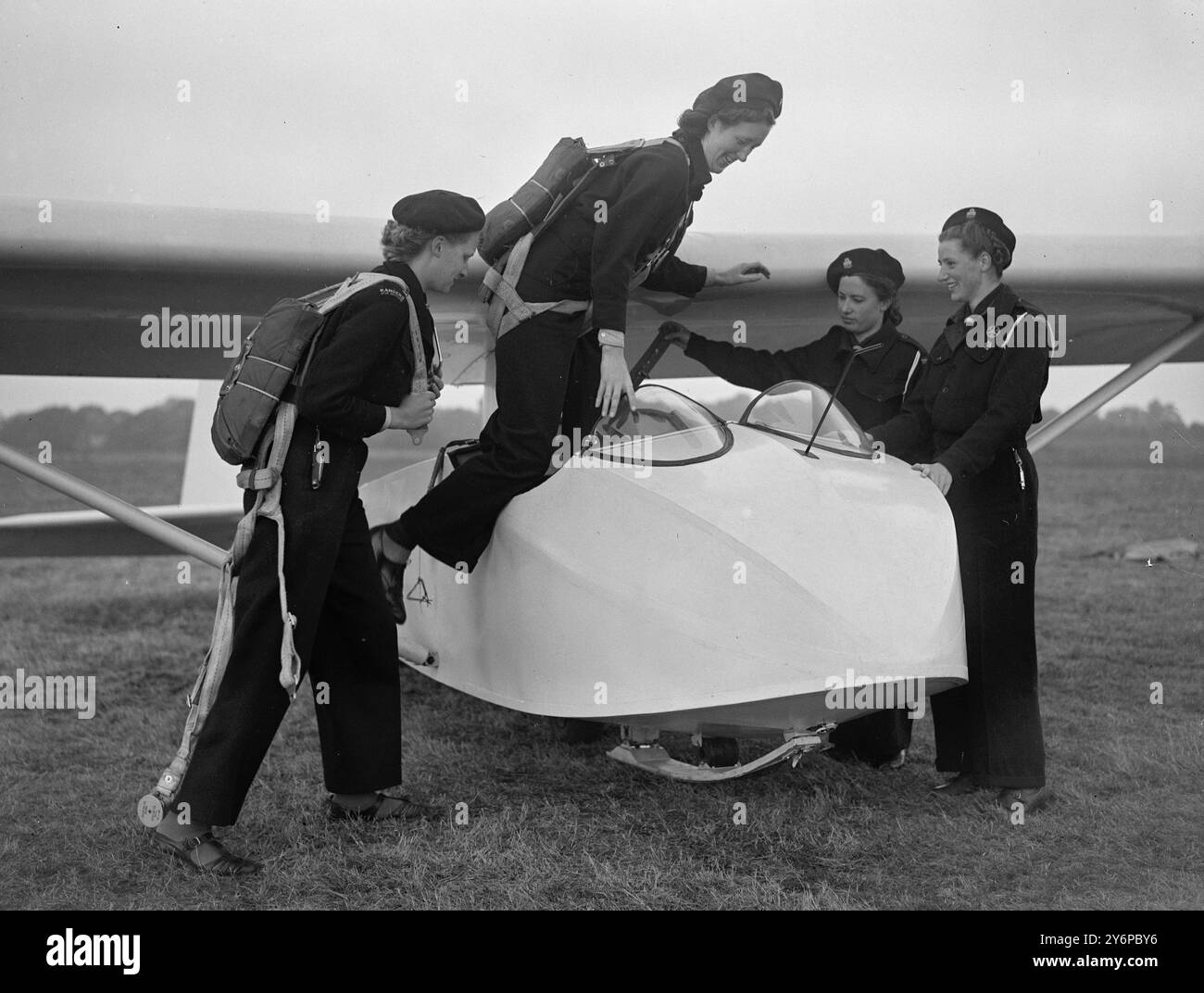 GIRL RANGERS OF THE SKY A smooth, silent ride through the air in a ...