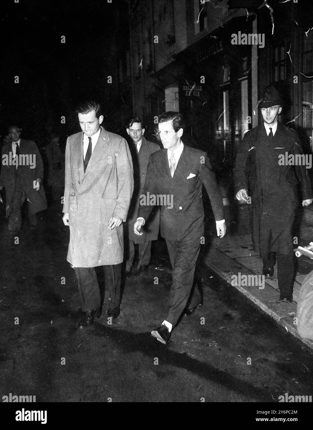 Townsend at dinner party with Princess Group Captain Peter Townsend ...