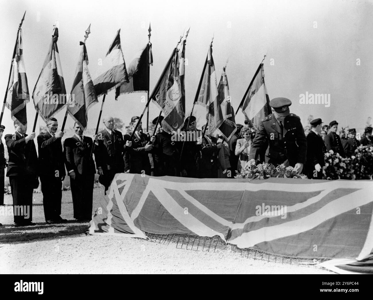 US General Dwight D Eisenhower , Commander in Charge of European ...