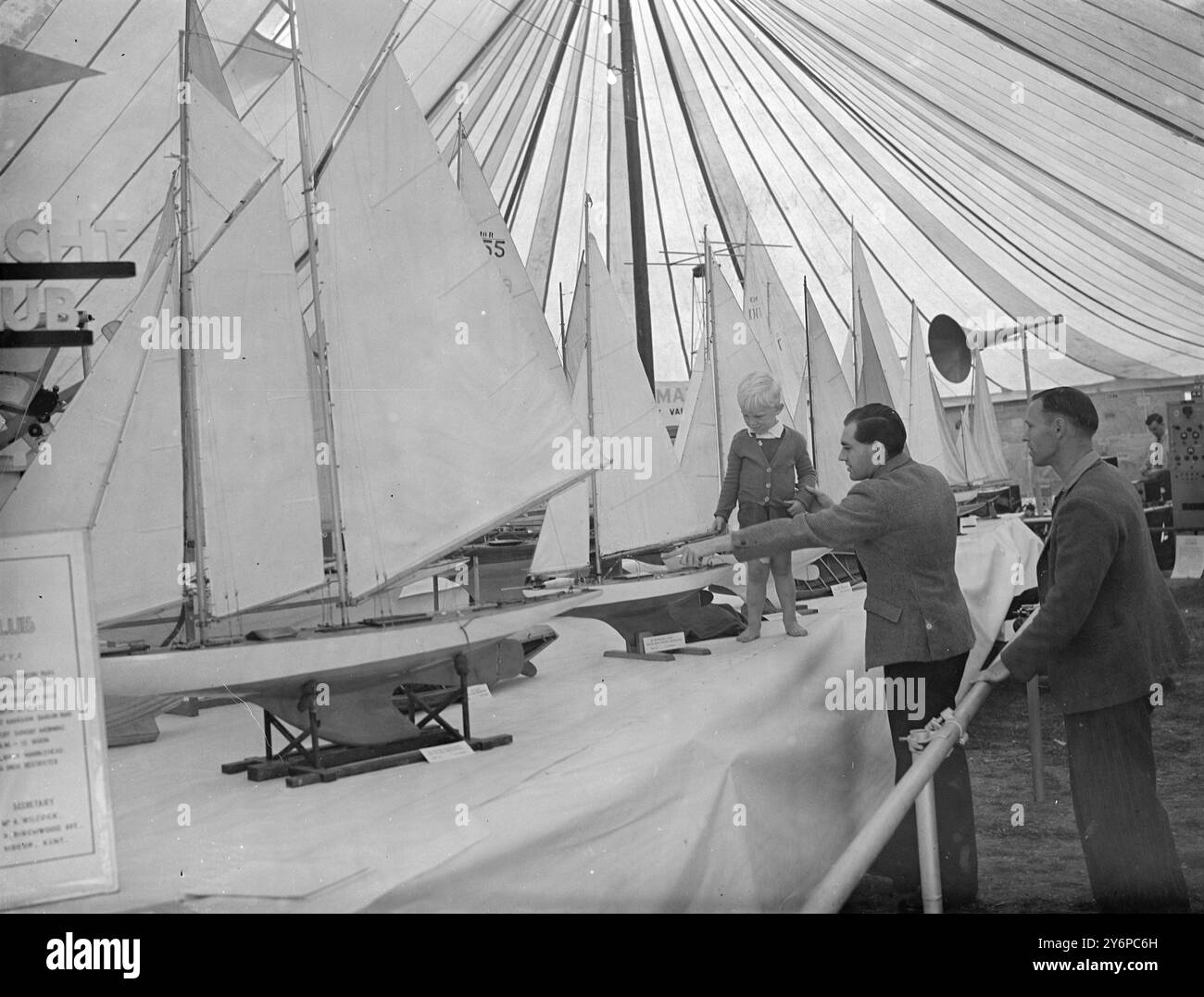 Sailing Ship Models 01 October 1949 Stock Photo - Alamy