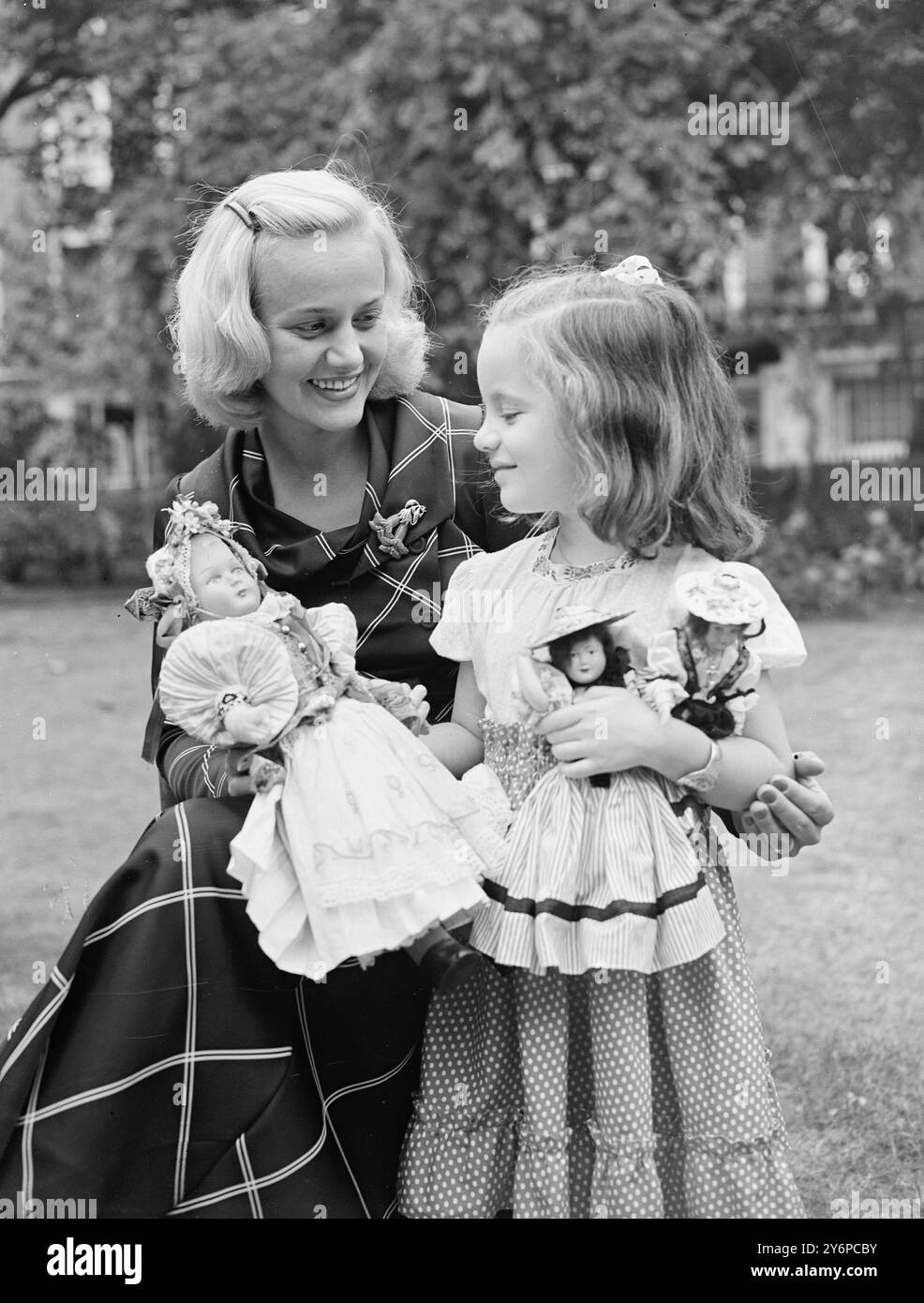 ' THREE DOLLS AND A GIRL ' Three lovely additions to her collection of ...