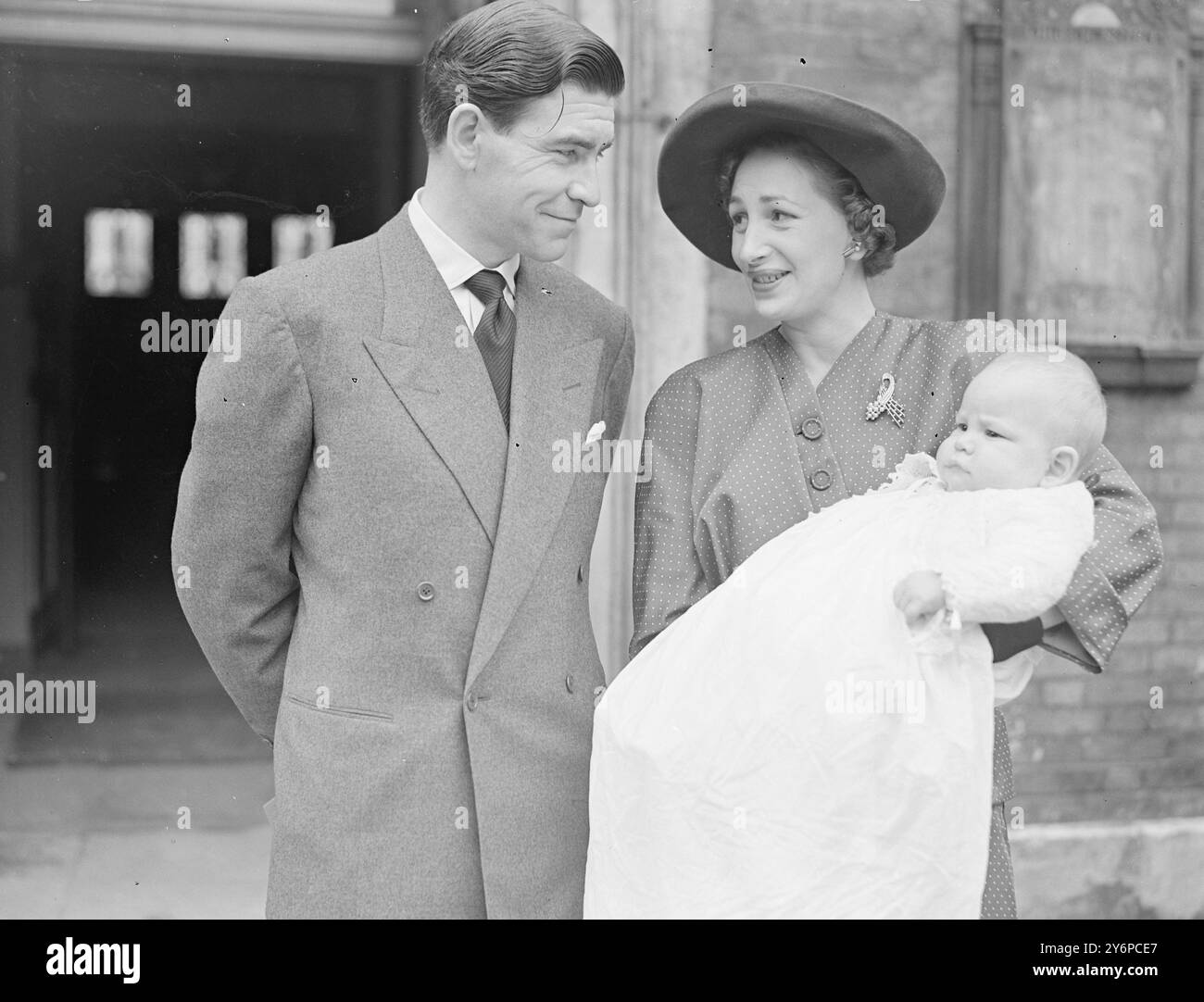 Robert Beatty with wife Dorothy and Robert Michael . 24 September 1949 ...
