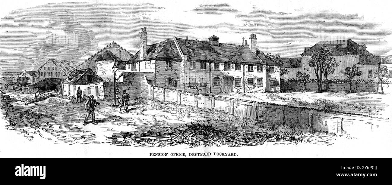 The closing of Deptford Dockyards , the Pension Office , London ...