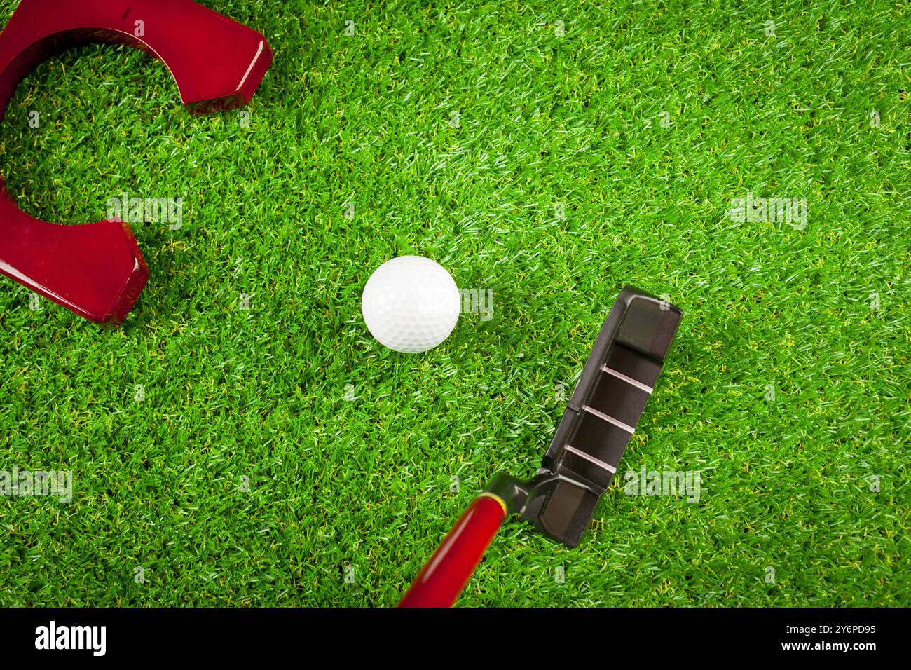 Mini golf equipment Stock Photo - Alamy