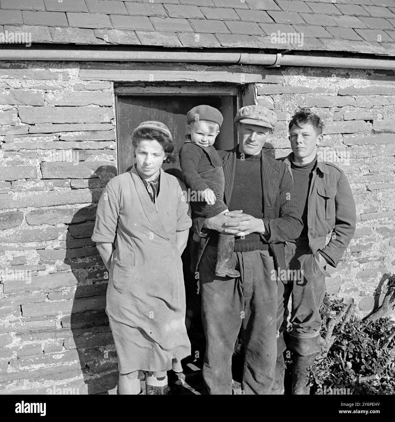 Mr Leslie and Son and Wife and Victor Clouston . 15 October 1947 Stock ...