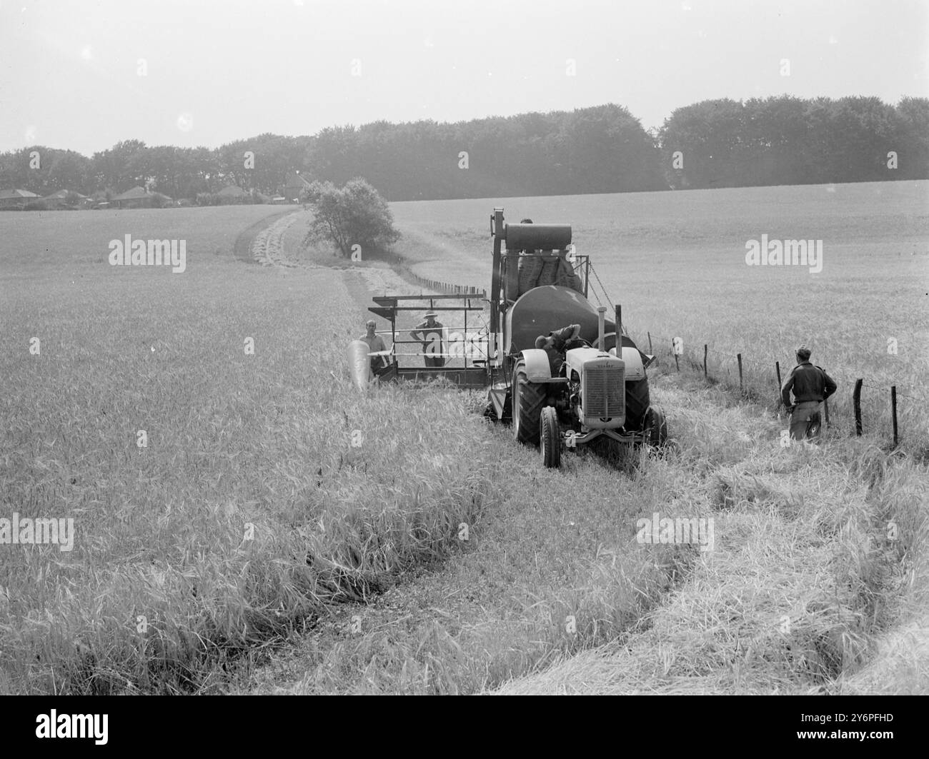 German Combine . 3 August 1947 Stock Photo - Alamy