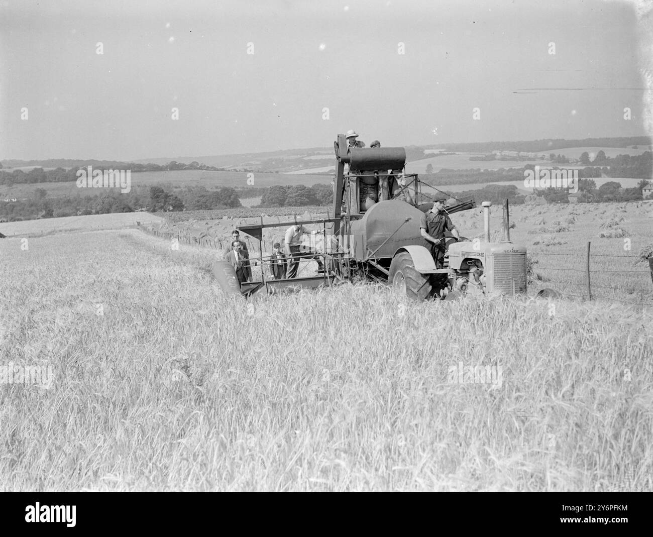 German Combine . 3 August 1947 Stock Photo - Alamy