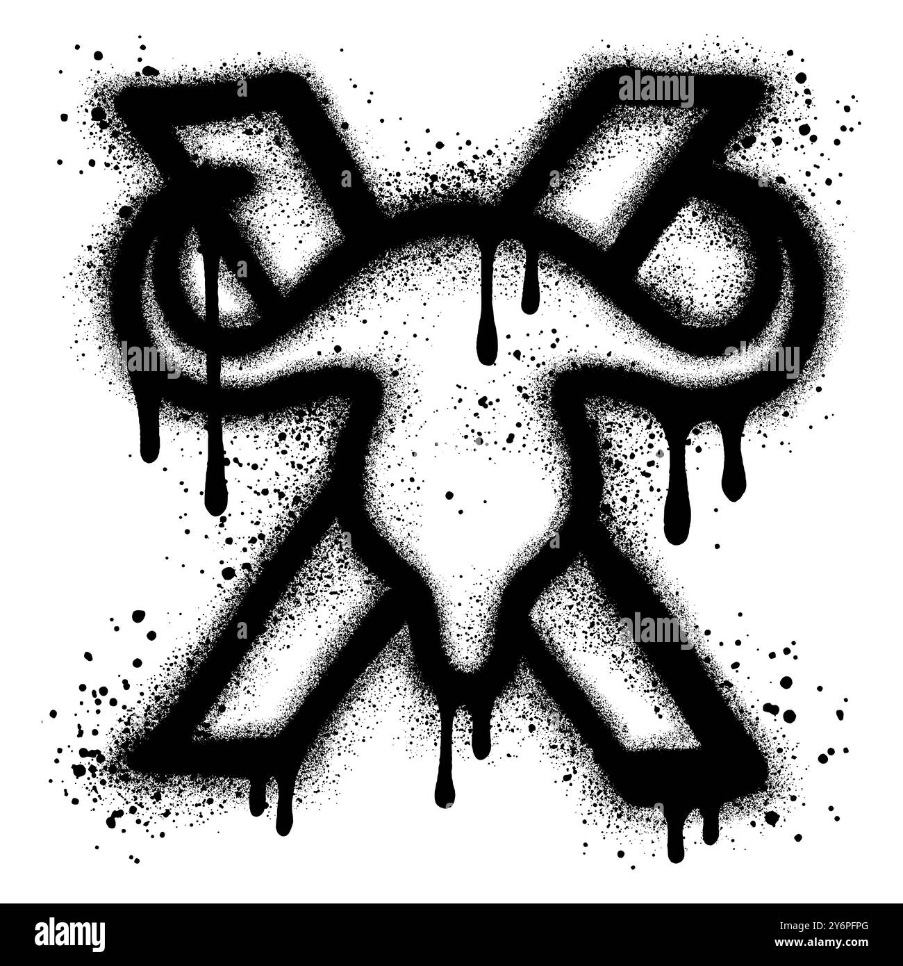 Graffiti animal drawing Black and White Stock Photos & Images - Alamy