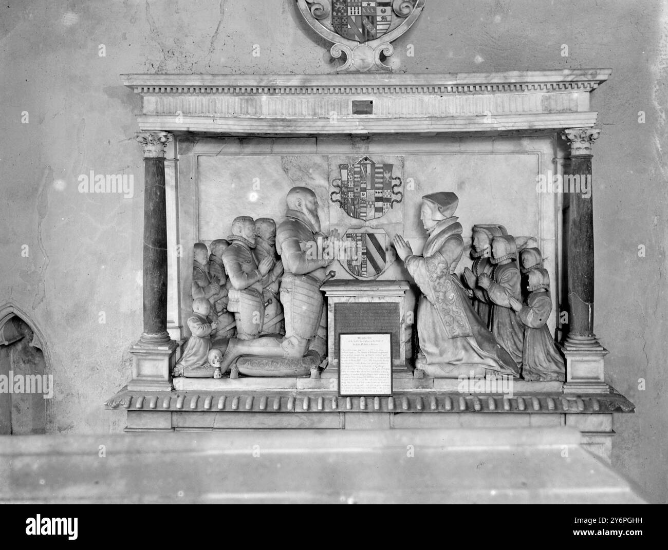 Bletsoe Church . Lord St .John . 21 June 1947 Stock Photo - Alamy