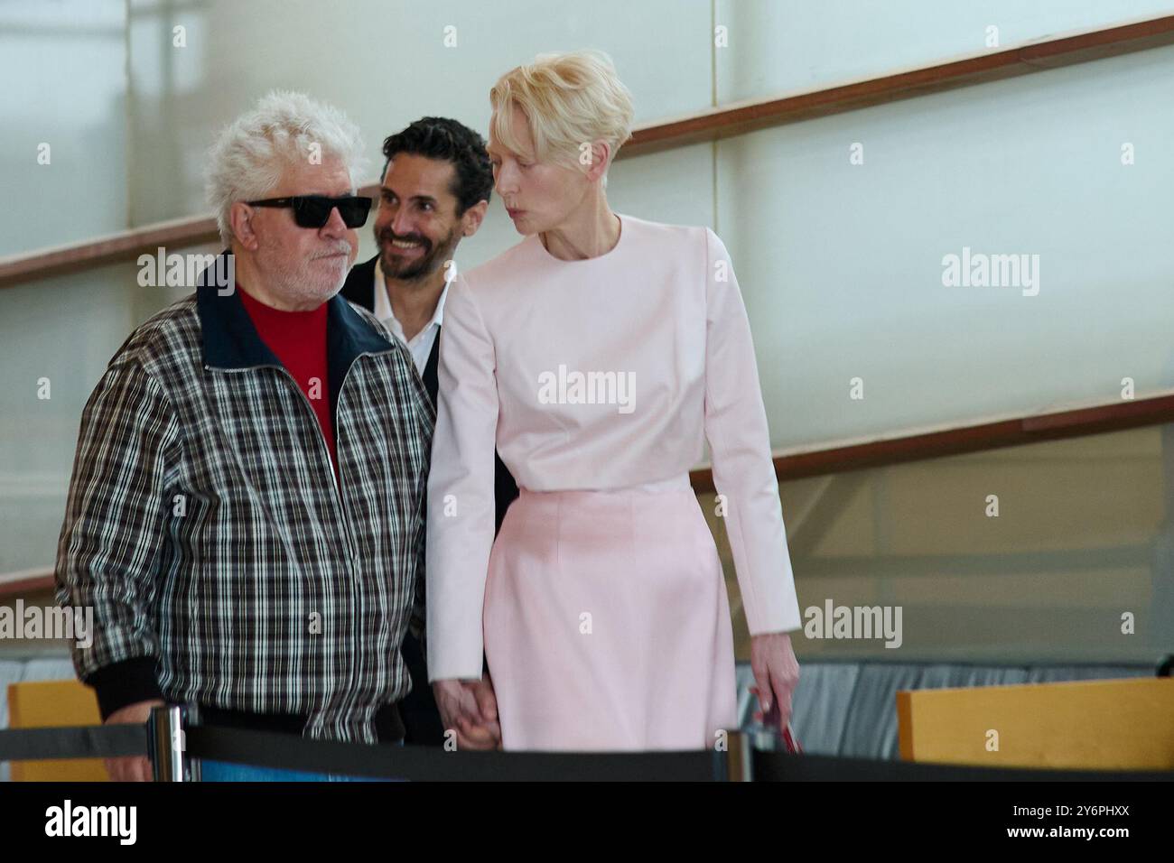 Pedro Almodovar, Tilda Swinton, Victoria Luengo, Raul Arevalo, Juan ...
