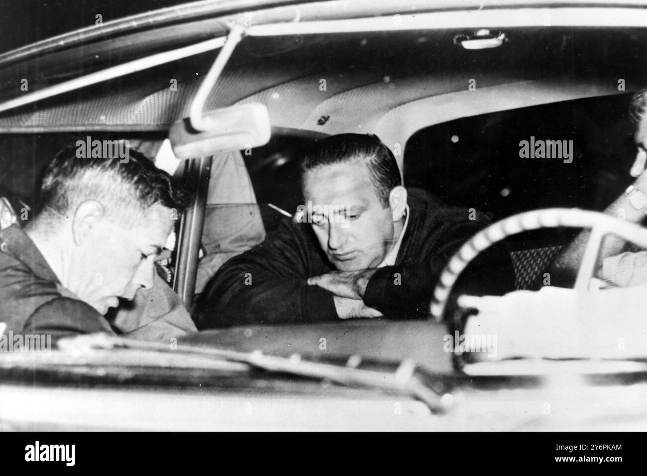WILLIAM BARRETT AND PATRICK SCHENA IN HIJACKED POST OFFICE VAN IN ...