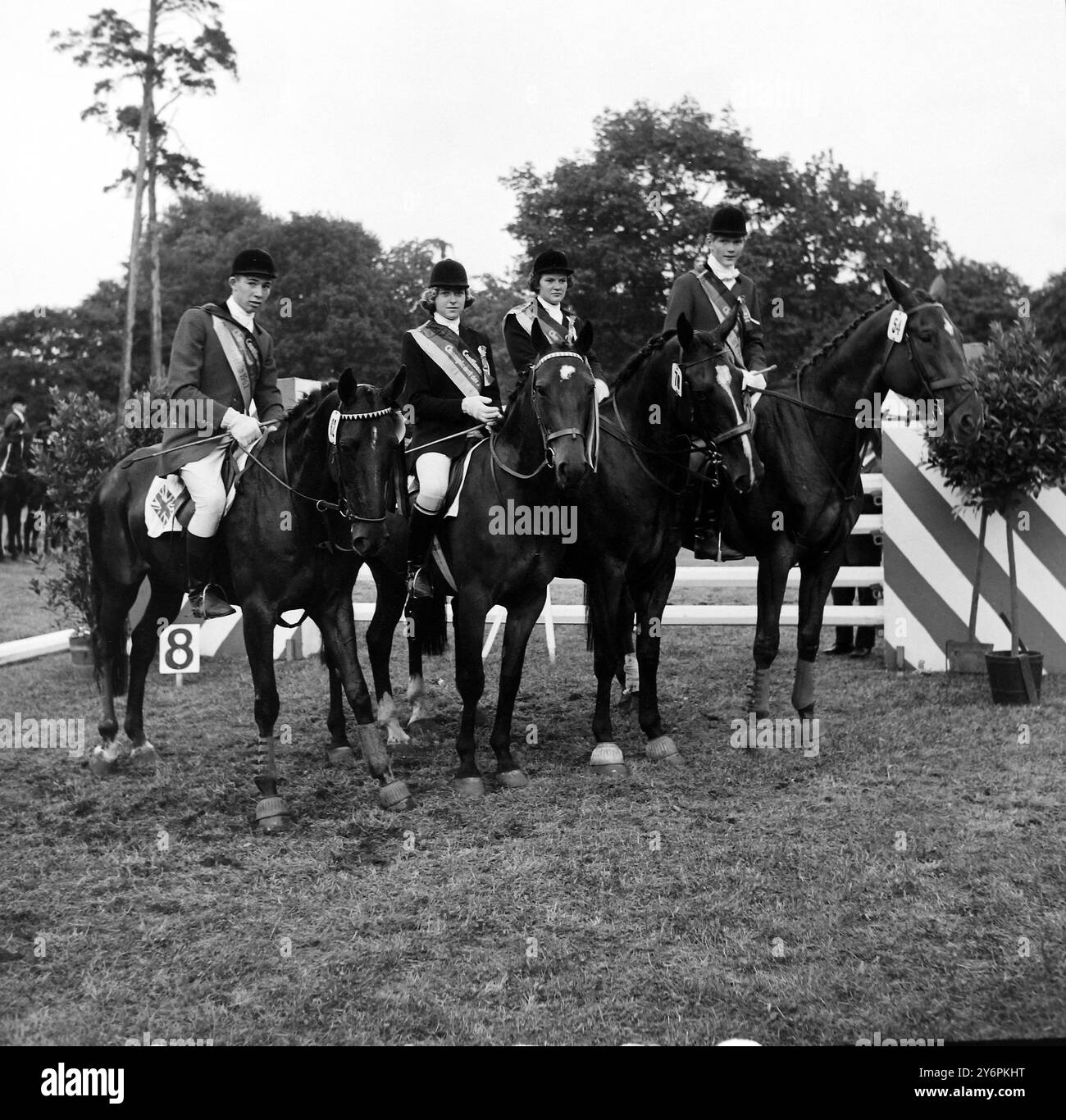 JANE KIDD AND MICHAEL KANE AT JUNIOR HORSE CHAMPIONSHIPS IN BERLIN ...