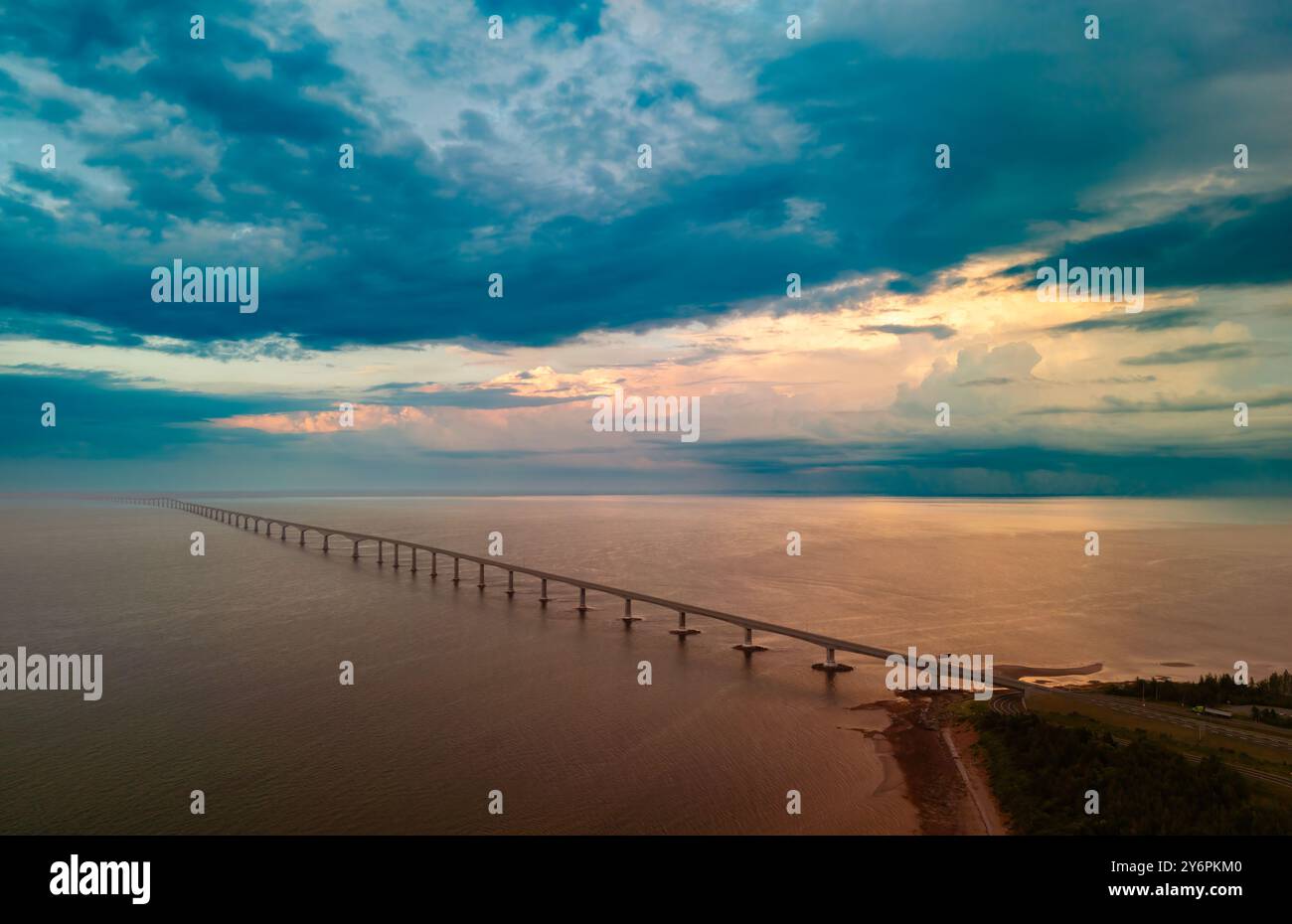 Confederation Bridge (French: Pont de la Confédération) is a box girder ...