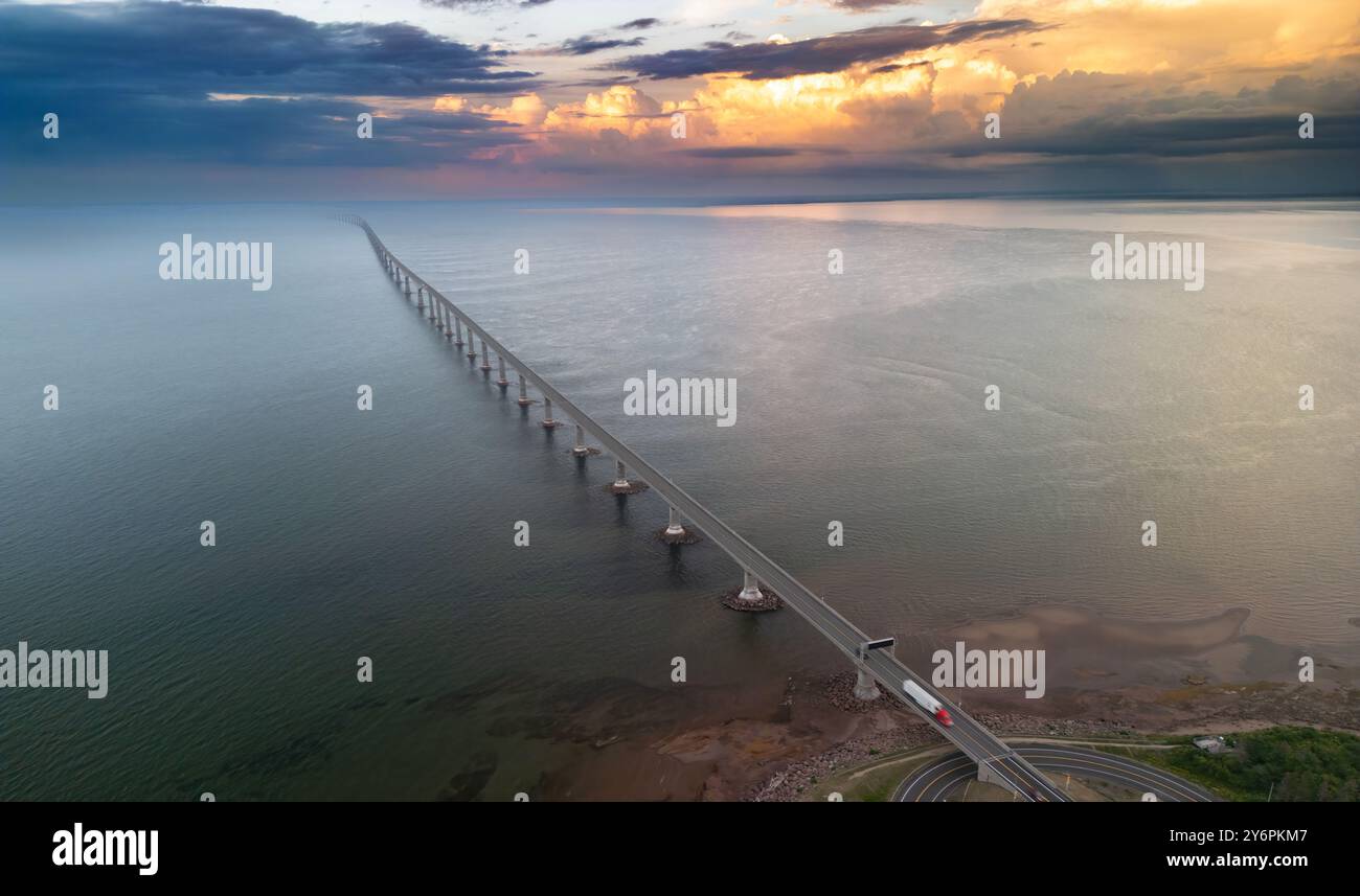 Confederation Bridge (French: Pont de la Confédération) is a box girder ...
