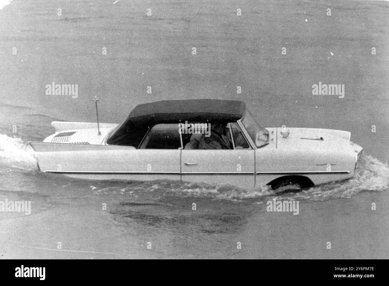 TONY JEAN ANDAL WITH SPECIAL ADAPTED CAR TRIUMPD IN CALAIS CROSSING THE ...