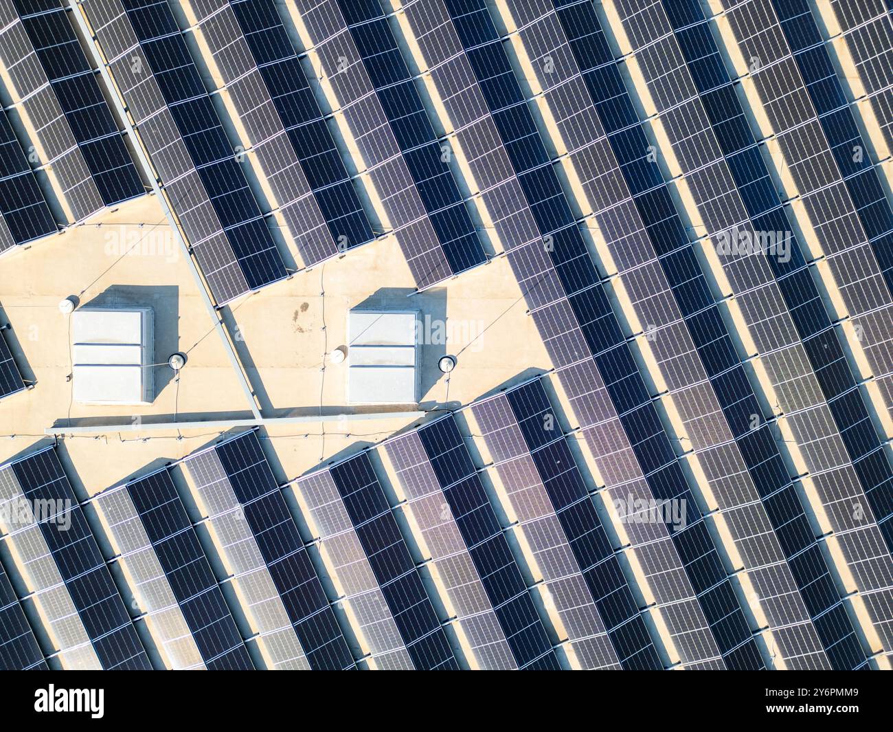 Solar panels in sustainable planning hi-res stock photography and ...