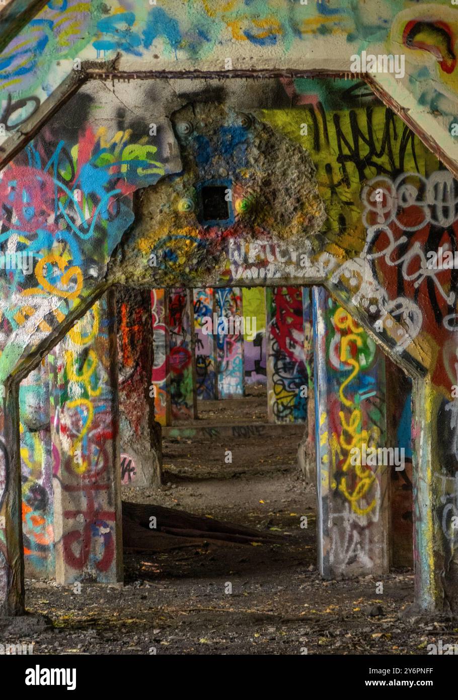 Graffiti Pier park project in Philadelphia PA Stock Photo - Alamy