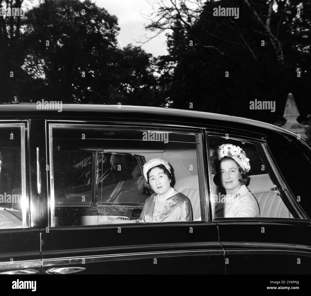 JAPANESE PRINCESS CHICHIBU WITH PRINCESS ALEXANDRA AT COPPINS IN WEST ...