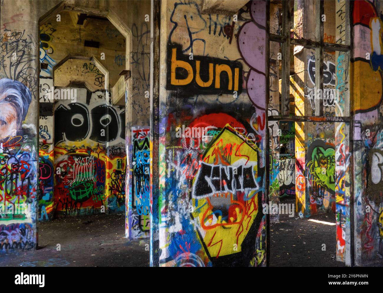 Graffiti Pier park project in Philadelphia PA Stock Photo - Alamy