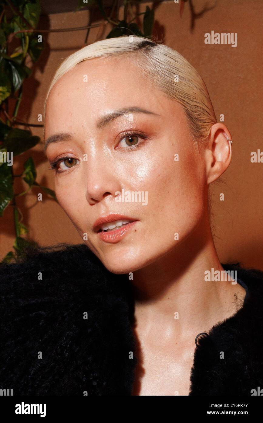 Pom Klementieff attends the Chloe Spring/Summer 2025 collection ...