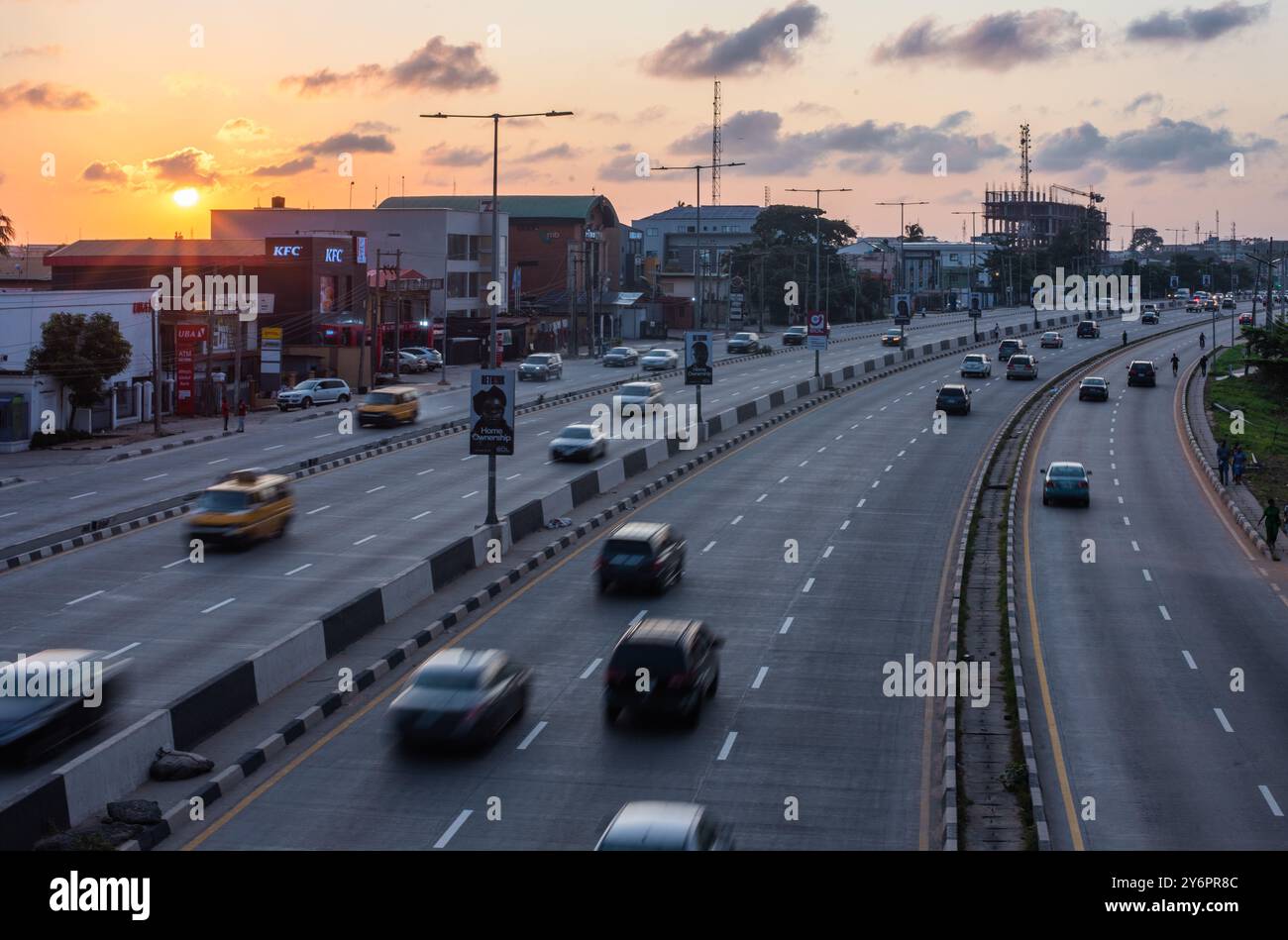 Crossroads on coastal road hi-res stock photography and images - Alamy