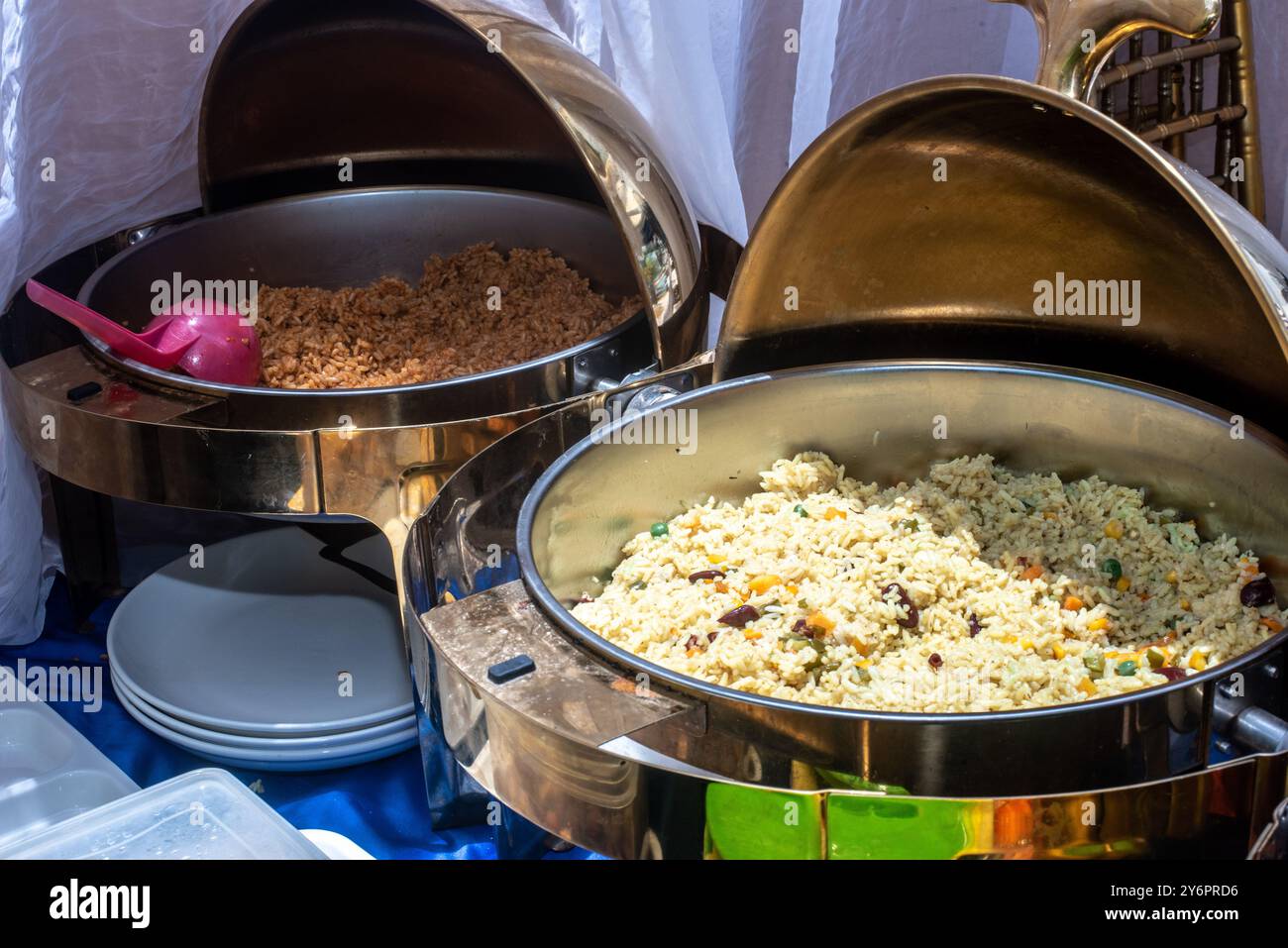 Party jollof and fried rice for guest at a birthday party in Lagos ...