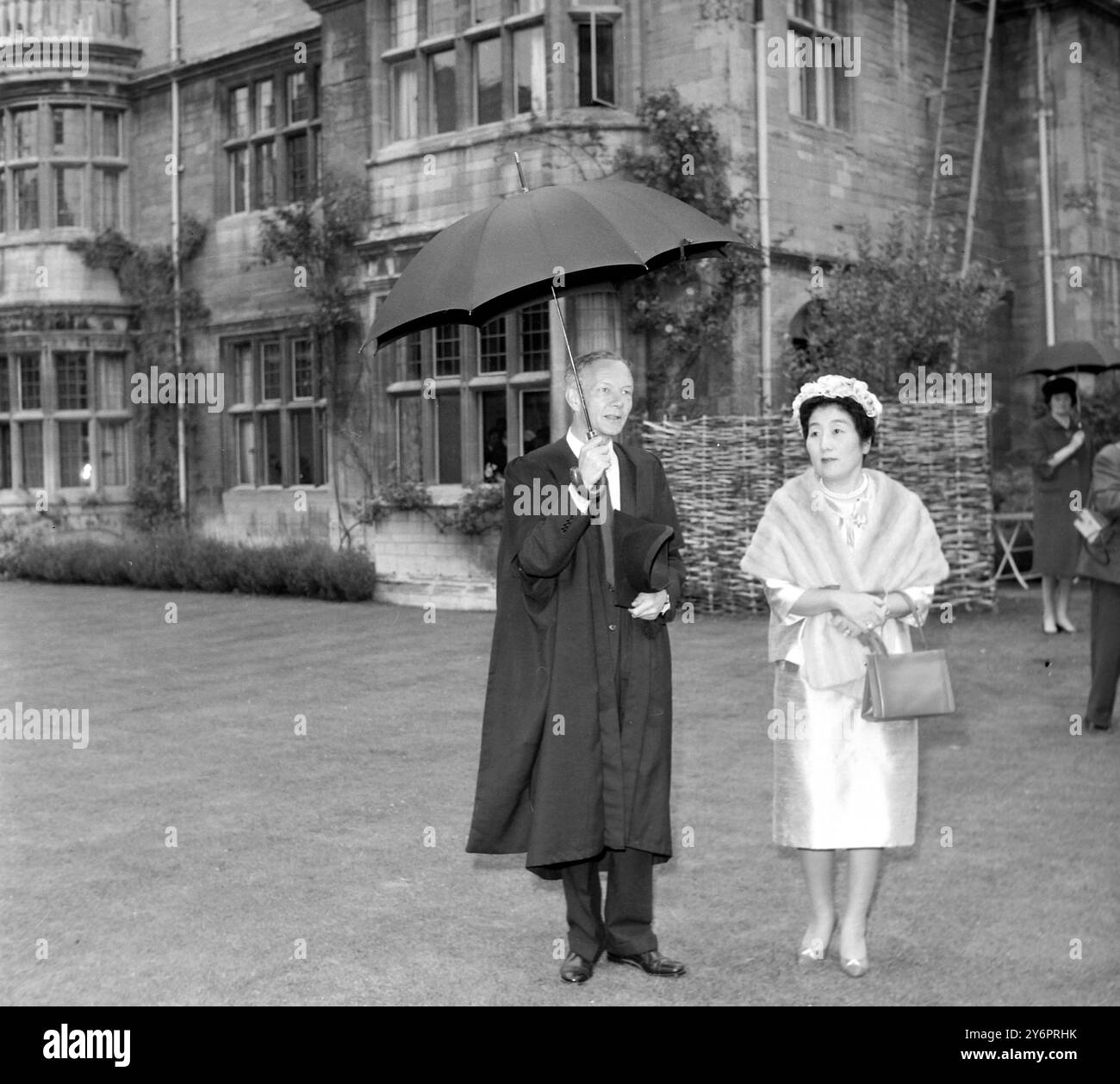 JAPANESE PRINCESS CHICHIBU AT UNIVERSITY OF OXFORD ; 26 JULY 1962 Stock ...