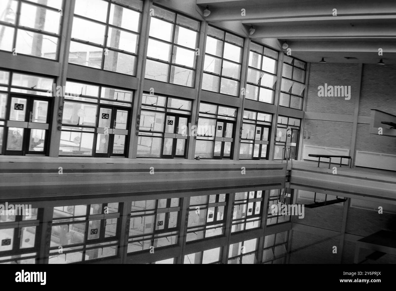 Army barracks interior Black and White Stock Photos & Images - Alamy