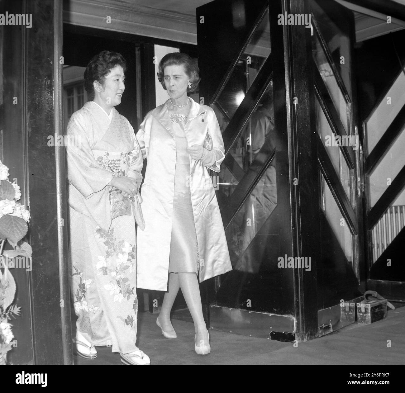 PRINCESS CHICHIBU WITH PRINCESS MARINA AT THE SAVOY THEATRE LONDON ; 25 ...