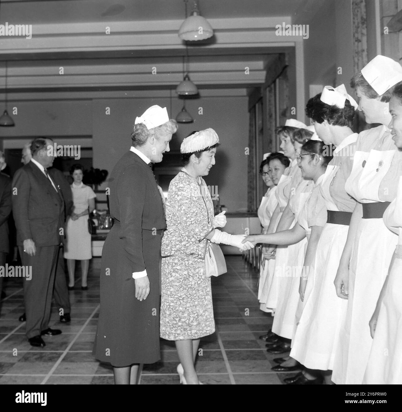 JAPANESE PRINCESS CHICHIBU AT SANATORIUM IN SUSSEX ; 25 JULY 1962 Stock ...