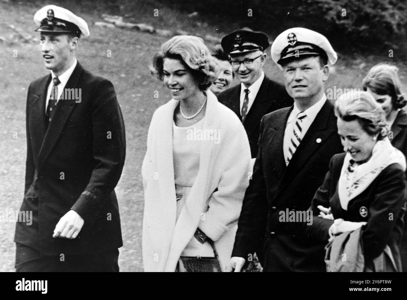 PRINCESS IRENE WITH PRINCE HARALD IN NORWAY ; 23 JULY 1962 Stock Photo ...