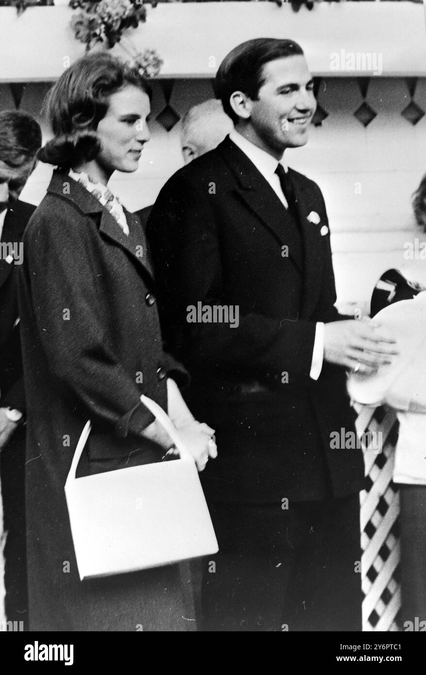 PRINCESS ANNE MARIE WITH PRINCE CONSTANTINE ; 23 JULY 1962 Stock Photo ...