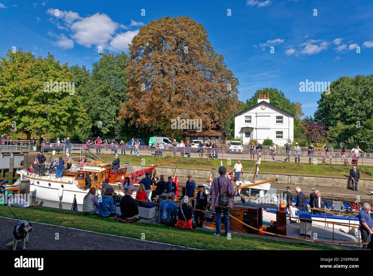 The ADLS, Association of Dunkirk Little Ships, Veterans Cruise passing ...