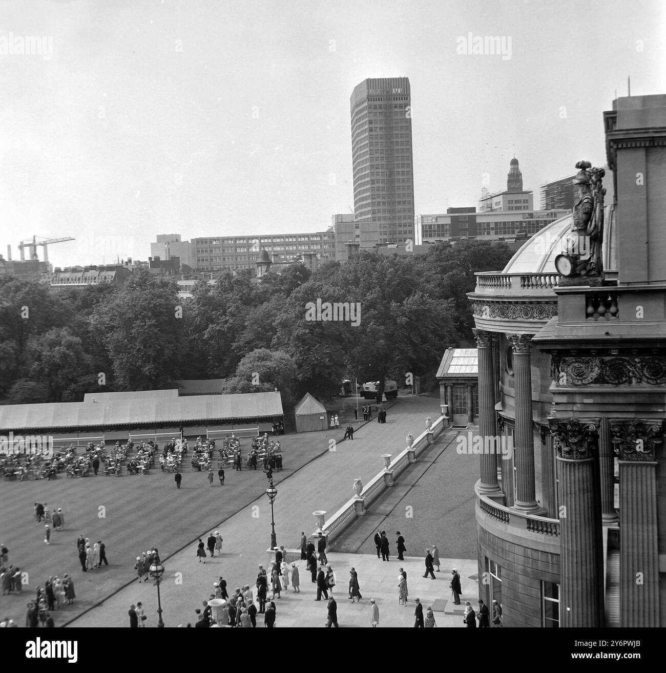Queen elizabeth garden party 1962 Black and White Stock Photos & Images ...