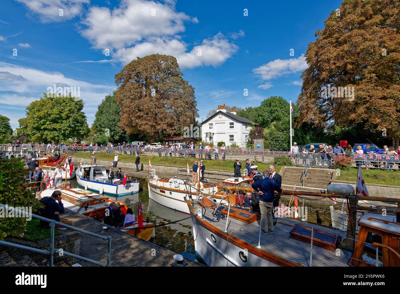 The ADLS, Association of Dunkirk Little Ships, Veterans Cruise passing ...