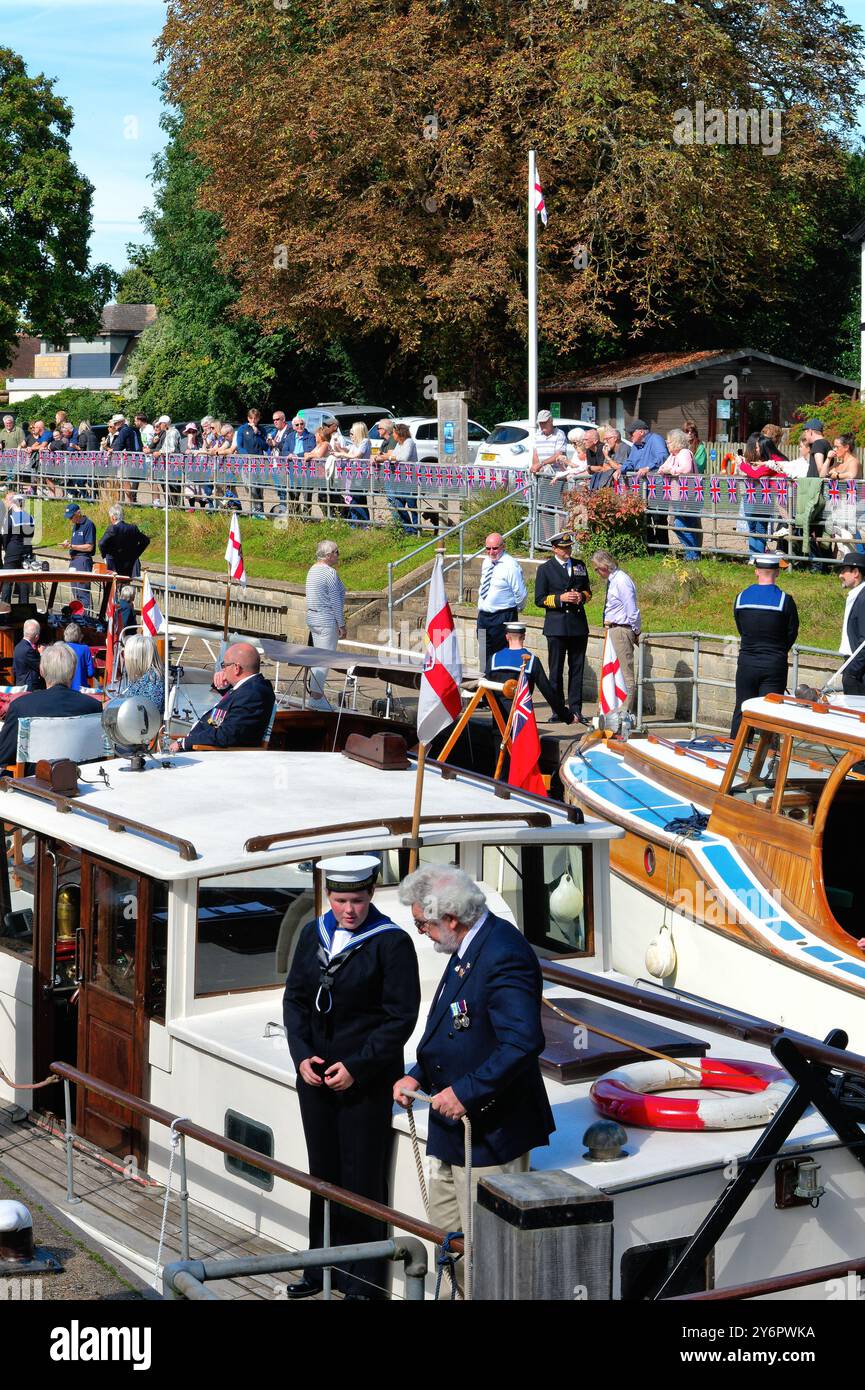 The ADLS, Association of Dunkirk Little Ships, Veterans Cruise passing ...