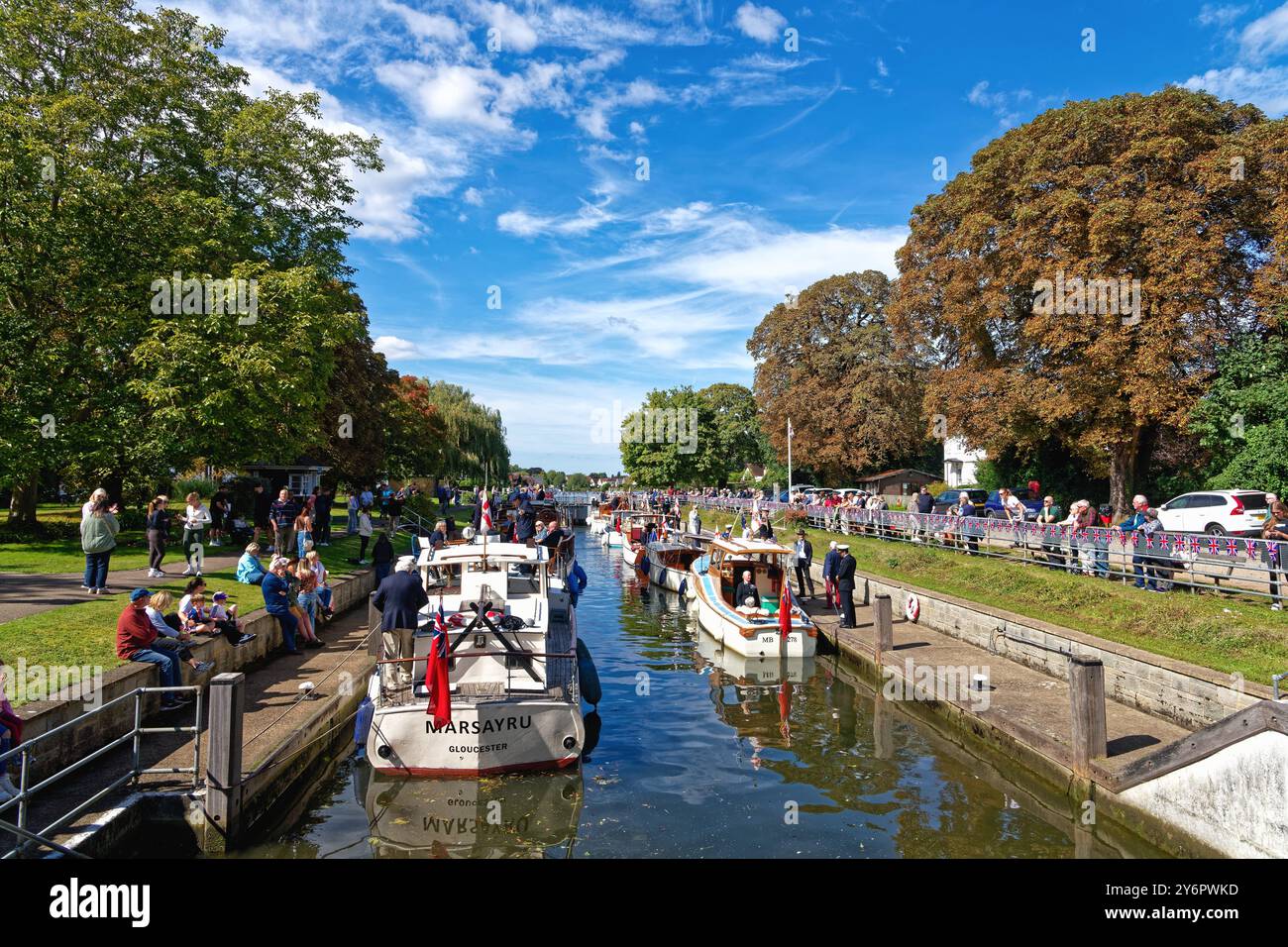 The ADLS, Association of Dunkirk Little Ships, Veterans Cruise passing ...