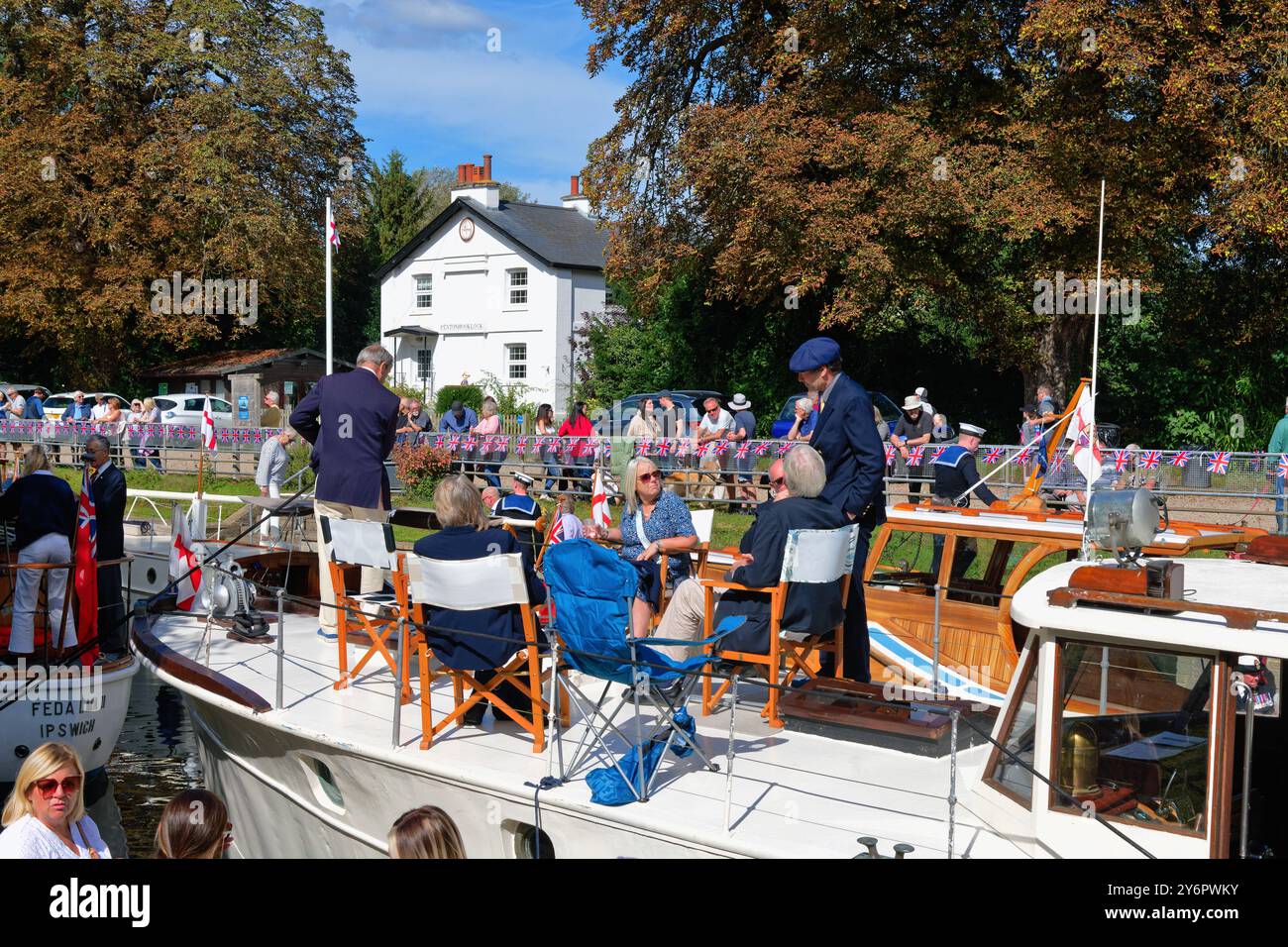 The ADLS, Association of Dunkirk Little Ships, Veterans Cruise passing ...