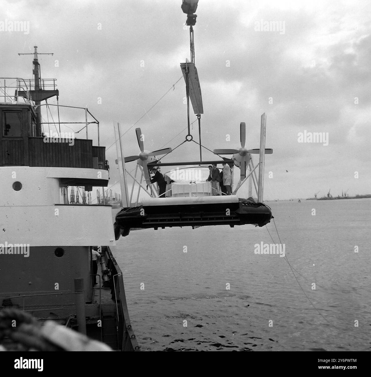 The big VA3 , the passenger carrying hovercraft built by Vickers ...