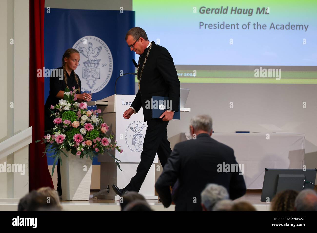 26 September 2024, Saxony-Anhalt, Halle (Saale): Gerald Haug, President ...